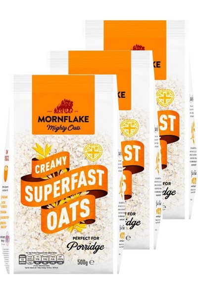 Mornflakes Hazir Yulaf Ezmesi 500 G x 3