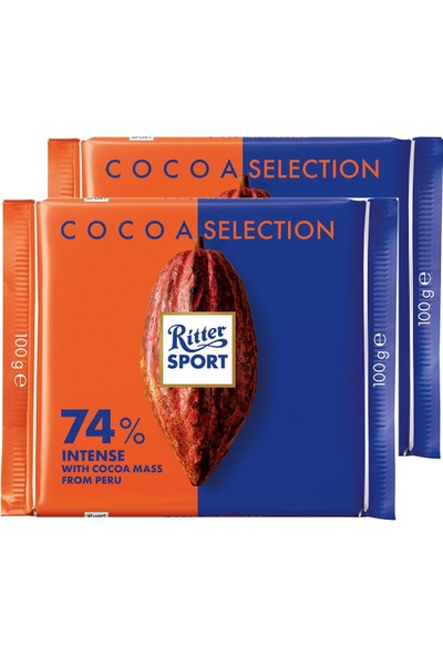 Ritter Cocoa Selection %74 100 G x 2