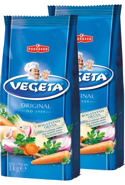 Vegeta Klasik Çeşni 1 KG x 2