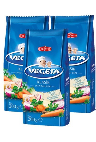 Vegeta Klasik Çeşni 200 G x 3 Vegeta Klasik Çeşni 200 G x 3