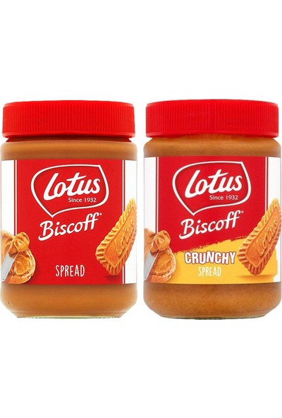 Lotus Biscoff Spread Original 400 Gr + Biscoff Spread Crunchy 380 Gr (ikisi Bir Arada) Lotus Biscoff Spread Original 400 Gr + Biscoff Spread Crunchy 380 Gr (ikisi Bir Arada)