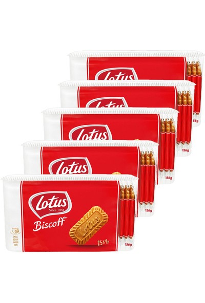 Lotus Biscoff 25*6,25 G x 5 Lotus Biscoff 25*6,25 G x 5