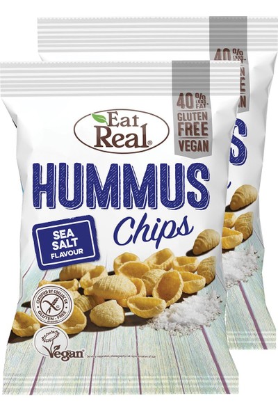 Eat Real Nohut Cipsi Deniz Tuzlu 45 G x 2 Eat Real Nohut Cipsi Deniz Tuzlu 45 G x 2
