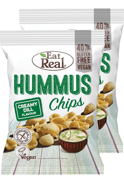 Eat Real Nohut Cipsi Dereotu Çeşnili 45 G x 2 Eat Real Nohut Cipsi Dereotu Çeşnili 45 G x 2