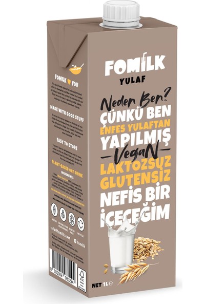 Fomilk Yulaf 1L