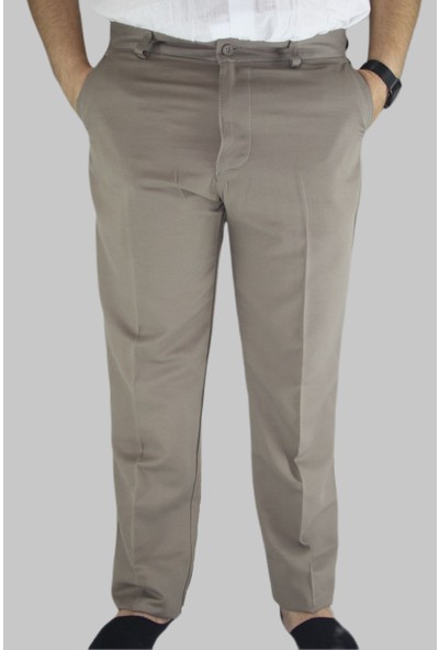 Beyc Giyim Landmark Pamuklu Pantolon Krem