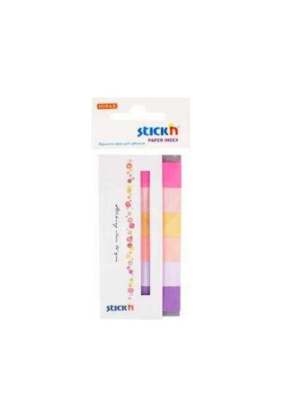 Gıpta Stıckn Kapaklı 6 Bahar Rengi 180 Yaprak Yapışkanlı Not Kağıdı 50 x 20 mm Gıpta Stıckn Kapaklı 6 Bahar Rengi 180 Yaprak Yapışkanlı Not Kağıdı 50 x 20 mm
