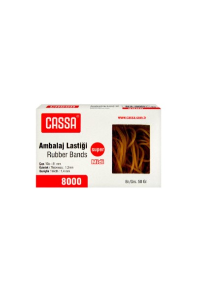 Cassa Kauçuk Ambalaj Lastiği 50 gr Midi