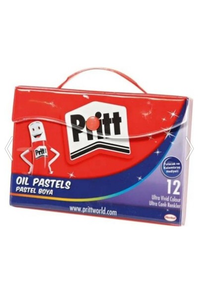 Pritt Pastel Boya 12 Renk Çantalı