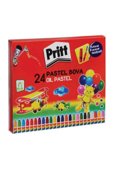 Pritt Pastel Boya 24 Renk Karton Kutu Pritt Pastel Boya 24 Renk Karton Kutu