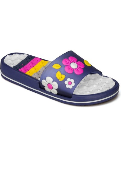 Calx Z430 Lacivert Kadın Havuz/deniz Terlik