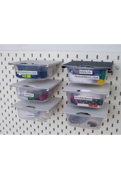 Aldım Geldi Ikea Skadis Gıda Konteyner Raf Tutucu Aparat Plastikten