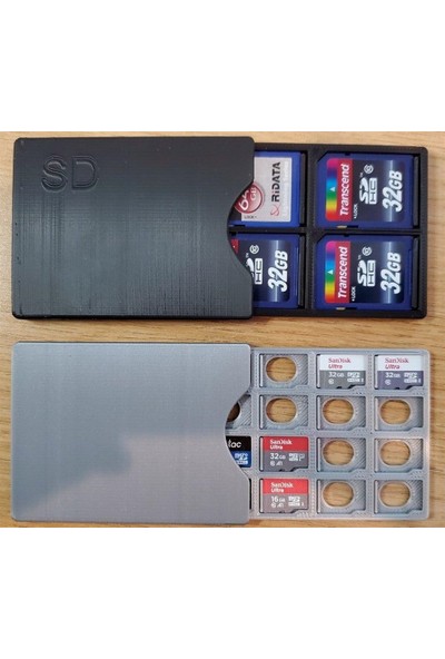 Aldım Geldi Sd ve Mikro Sd Kart Sabitleyici Kutusu Plastikten Aparat Aldım Geldi Sd ve Mikro Sd Kart Sabitleyici Kutusu Plastikten Aparat