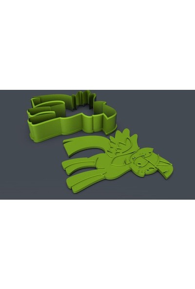 Aldım Geldi My Little Pony Twilight Dekoratif Süs Kurabiye Kek Kalıp Kesici