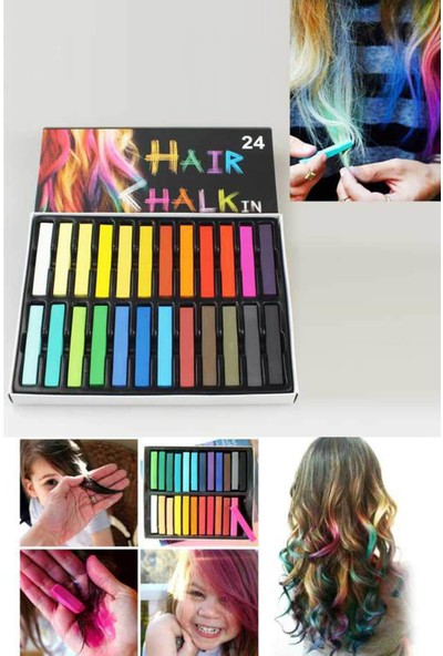 Çılgın Trend Hair Chalk Saç Tebeşiri Geçici Saç Boyası Tüm Renkler