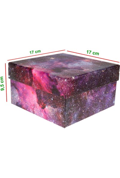 Attach Galaxy Desenli Hediye Kutusu No:3 Attach Galaxy Desenli Hediye Kutusu No:3