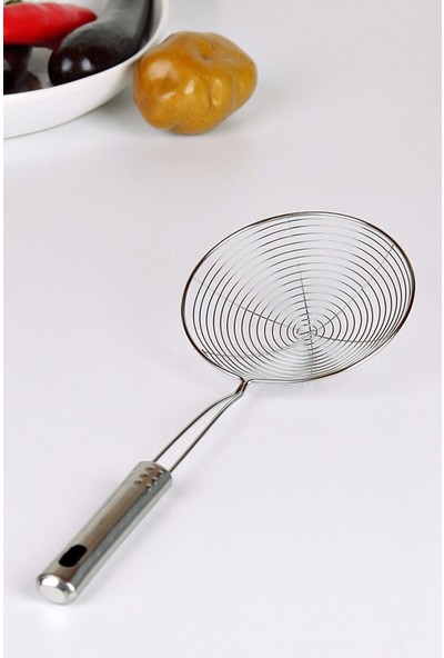 Ensezon Paslanmaz Lüx Metal Saplı Kevgir Ensezon Paslanmaz Lüx Metal Saplı Kevgir