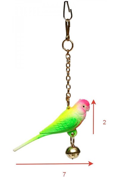 Kardelen Zilli Sahte Kuş 1 Adet