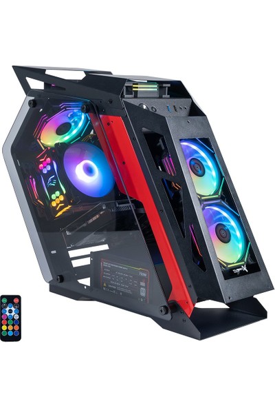 Dragos Battleram LK05 Black 6x Argb Fan USB 3.0 500W 80+ Plus Atx Gaming Bilgisayar Kasası Dragos Battleram LK05 Black 6x Argb Fan USB 3.0 500W 80+ Plus Atx Gaming Bilgisayar Kasası