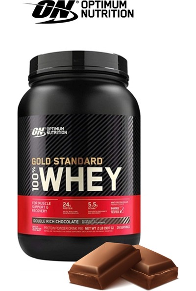 Optimum Nutrition Optimum Çikolata Aromalı Gold Standard Whey Protein Tozu 908 gr Optimum Nutrition Optimum Çikolata Aromalı Gold Standard Whey Protein Tozu 908 gr