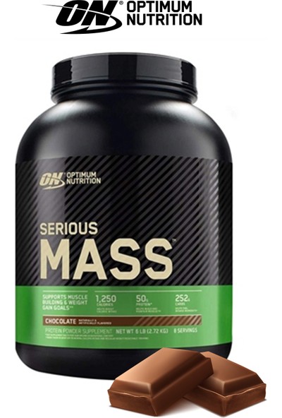 Optimum Nutrition Optimum Serious Mass 2727 gr Çikolata Aromalı Optimum Nutrition Optimum Serious Mass 2727 gr Çikolata Aromalı