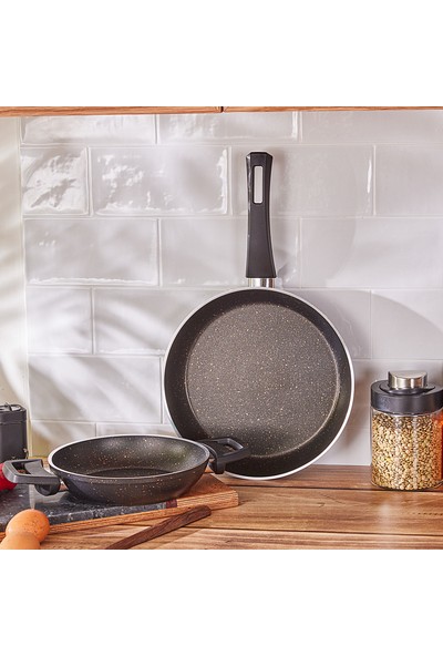 Karaca Biogranit Blackgold Tava+Sahan Set Karaca Biogranit Blackgold Tava+Sahan Set