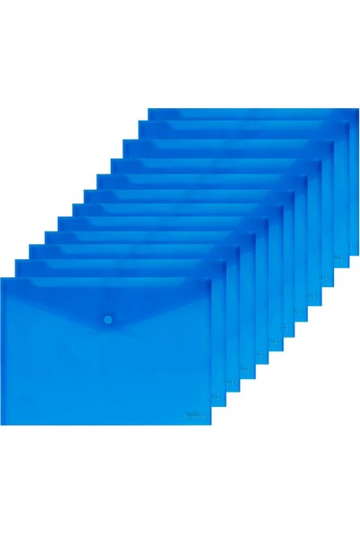 Noki A4 Çıtçıtlı Dosya 12'li Mavi