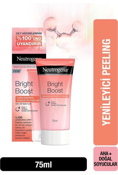 Neutrogena Bright Boost Canlandıran Yenileyici Peeling 75 ml