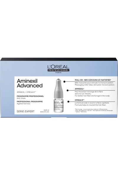 Loreal Professionnel Serie Expert Aminexil Advanced Saç Dökülmesine Karşı Etkili Serum 10X6 ml Loreal Professionnel Serie Expert Aminexil Advanced Saç Dökülmesine Karşı Etkili Serum 10X6 ml