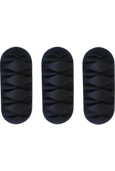 Moda Yedi 5 Kanallı Kablo Tutucu Düzenleyici 3'lü Set Moda Yedi 5 Kanallı Kablo Tutucu Düzenleyici 3'lü Set