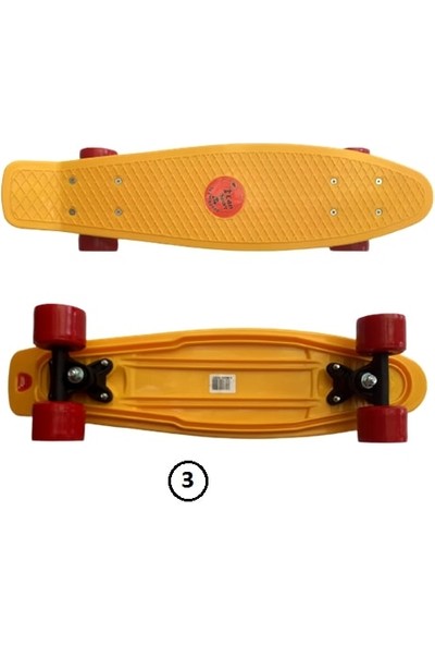 Can Sports 58 cm Kaymaz Izgara Yüzey 4 Tekerlekli Plastik Kaykay