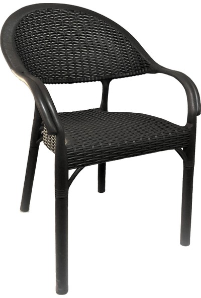 Romanoset Plastik Romanoset Eylül Rattan Balkon ve Bahçe Sandalyesi 4 Lü Set Romanoset Plastik Romanoset Eylül Rattan Balkon ve Bahçe Sandalyesi 4 Lü Set
