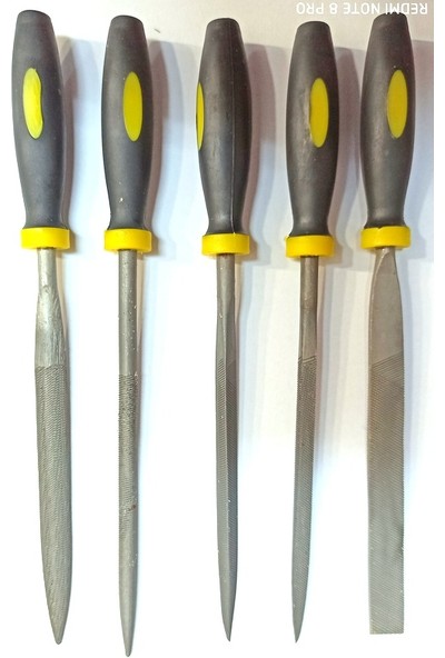 Ctnpaltava 5 Adet Metal Ahşap 180 mm Eğe Seti