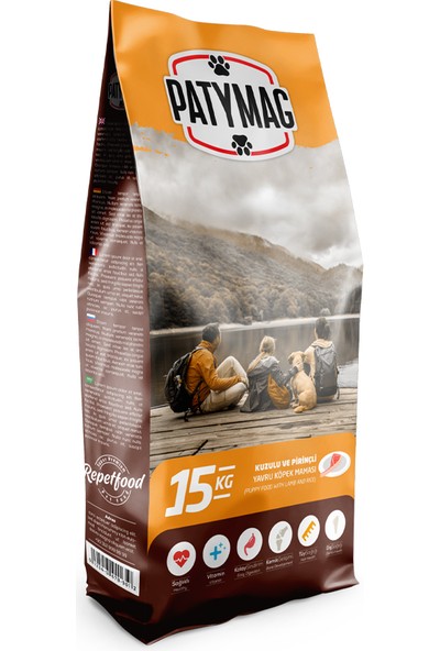 Patymag Kuzu Etli ve Pirinçli Yavru Köpek Maması 15 kg