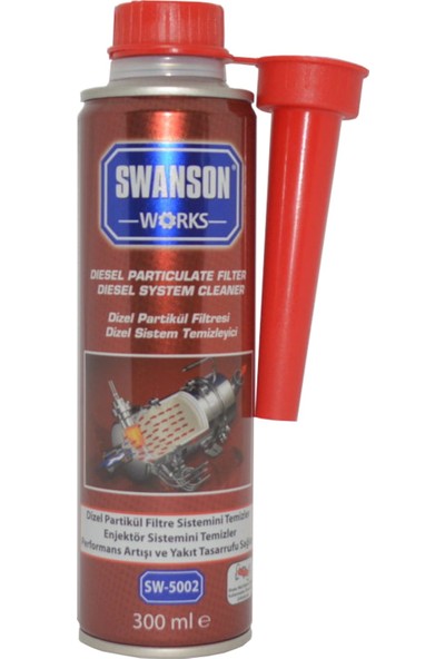Swanson Works Dizel Partikül Filtre ve Komple Yakıt Sistemi Temizleyici 300 ml Swanson Works Dizel Partikül Filtre ve Komple Yakıt Sistemi Temizleyici 300 ml