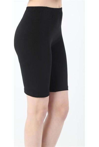 Baykar Kadın Yarım Tayt 3'lü Set 8025 Siyah