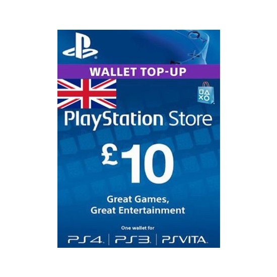 Playstation Psn Card 10 GBP / 10 Pound (UK) Unıted Kıngdom Fiyatı