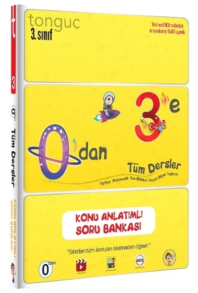 Tonguç Akademi 0'dan 3'e Konu Anlatımlı Soru Bankası Tonguç Akademi 0'dan 3'e Konu Anlatımlı Soru Bankası