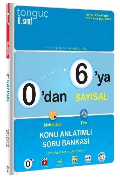 Tonguç Akademi 0'dan 6'ya Sayısal Konu Anlatımlı Soru Bankası Tonguç Akademi 0'dan 6'ya Sayısal Konu Anlatımlı Soru Bankası