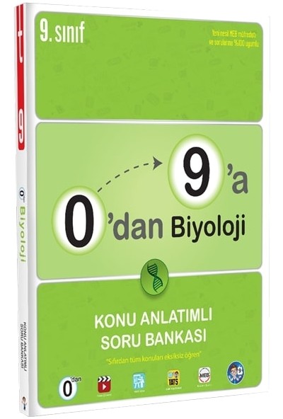 Tonguç Akademi 0'dan 9'a Biyoloji Konu Anlatımlı Soru Bankası