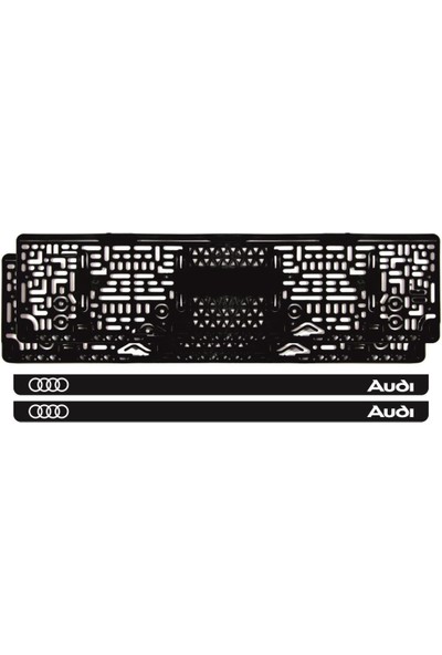 Ömr Dizayn Hediye Lazer Kesim -Audi Logolu- Takmatik Plakalık Ömr Dizayn Hediye Lazer Kesim -Audi Logolu- Takmatik Plakalık