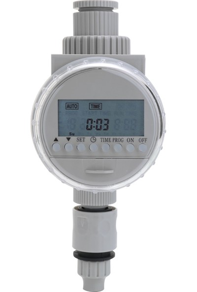 Fairy Beyaz Güneş Enerjisi LCD Ekran Bahçe Sulama Kontrol Fairy Beyaz Güneş Enerjisi LCD Ekran Bahçe Sulama Kontrol