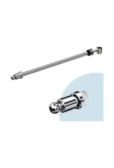 İz Yapı Taharet Borusu Taharat Çubuğu Komple Krom Krom Uçlu 340 mm Uzun İz Yapı Taharet Borusu Taharat Çubuğu Komple Krom Krom Uçlu 340 mm Uzun
