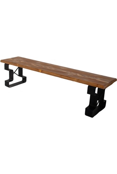 Deryawood Masif Doğal Ahşap Bank 80X37X45 cm Deryawood Masif Doğal Ahşap Bank 80X37X45 cm