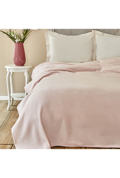 Karaca Home Puffy Blush Çift Kişilik Polar Battaniye