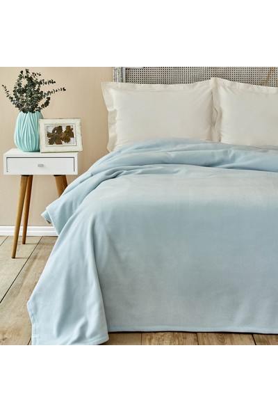 Karaca Home Puffy Mint Çift Kişilik Polar Battaniye