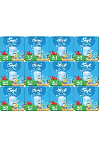 Sleepy Mayo Bebek Bezi Beden:4-5 (7-18 kg) Junior 204'lü Sleepy Mayo Bebek Bezi Beden:4-5 (7-18 kg) Junior 204'lü