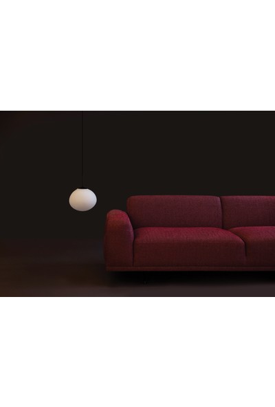 Enza Home Era Opal El Yapımı Cam Başlıklı Avize (35cm) Enza Home Era Opal El Yapımı Cam Başlıklı Avize (35cm)
