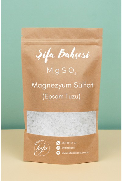 Hefa Şifa Bahçesi Magnezyum Sülfat 1 kg Ingiliz Tuzu Epsom Tuzu Hefa Şifa Bahçesi Magnezyum Sülfat 1 kg Ingiliz Tuzu Epsom Tuzu