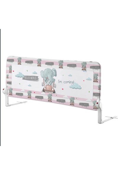Guimo Hello World Elephant Katlanabilir Yatak Bariyeri 150 cm Pembe Guimo Hello World Elephant Katlanabilir Yatak Bariyeri 150 cm Pembe